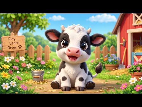 Animal sound for kids 🦒🐧🐱 Cute Animal Sound Learn Wild and Farm Animals