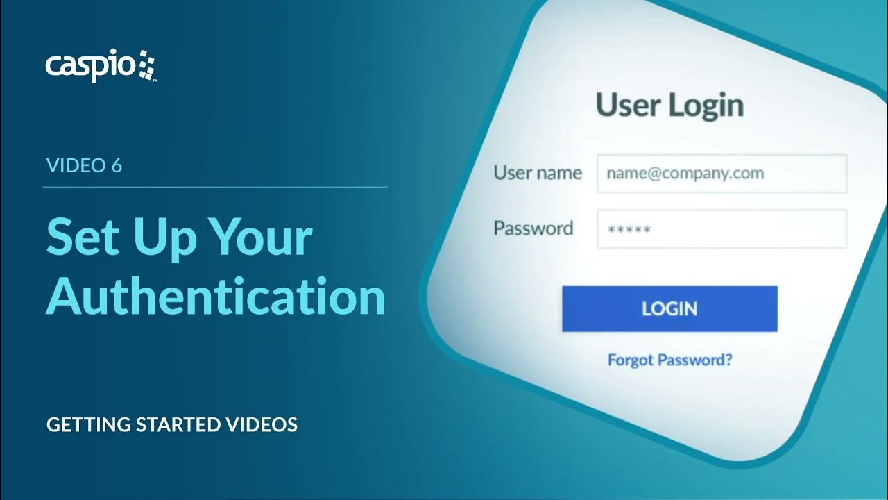 Set Up Your Authentication - YouTube