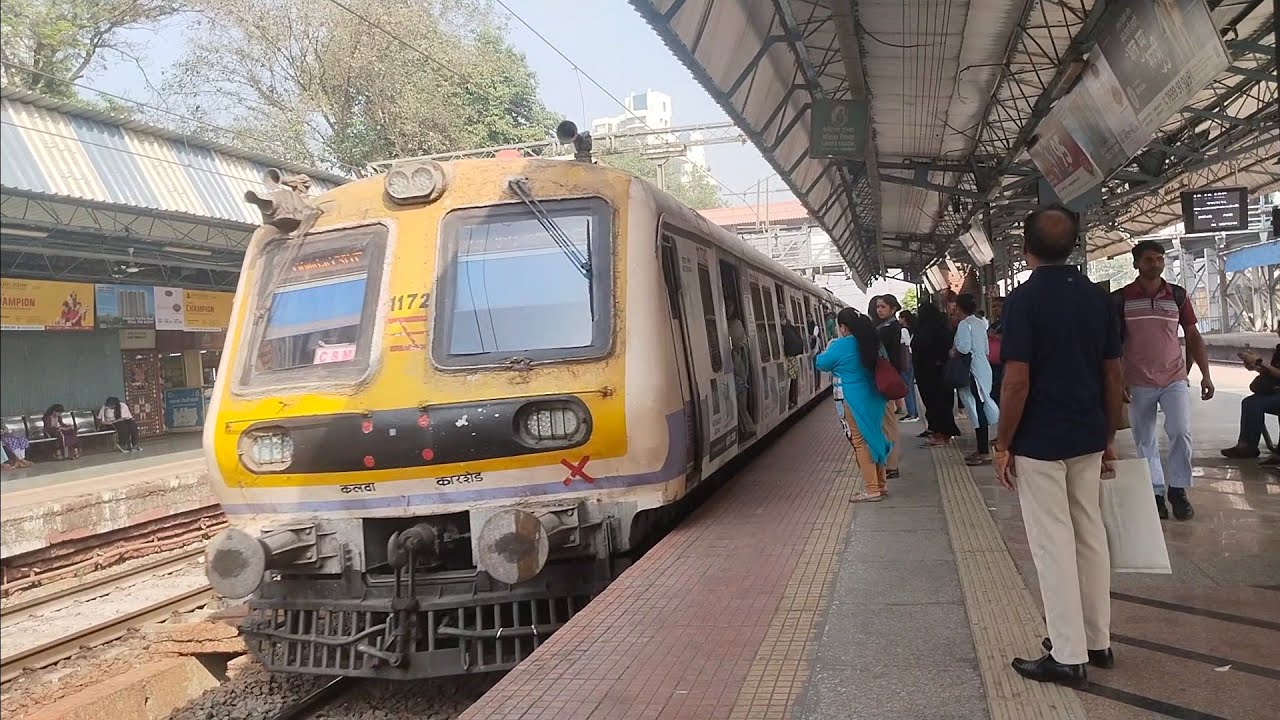 Mumbai slow and fast local train videos Indian railways | local train ...