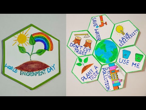 World Environment Day 2024 Craft | Best environment day craft | Fold ...