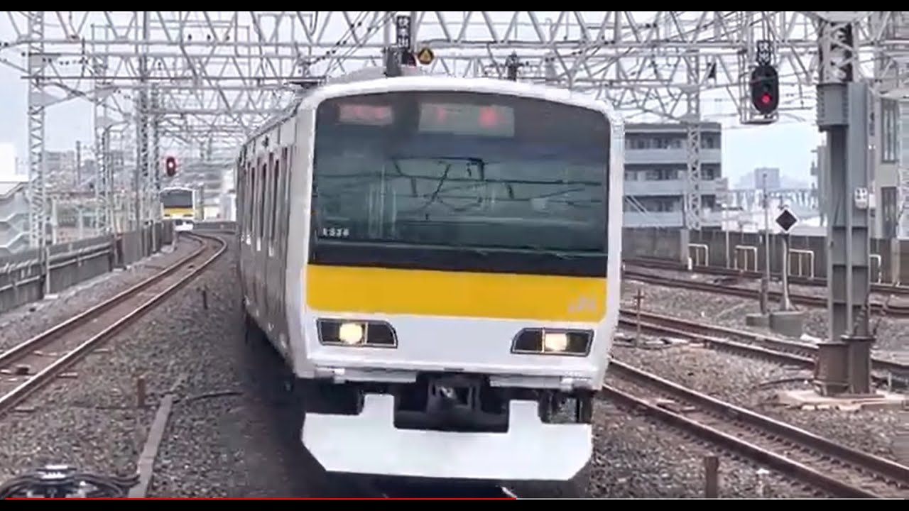 【成田エクスプレス高速通過 ️】E259系とE231系の共演 ～総武線市川駅にて～ - YouTube