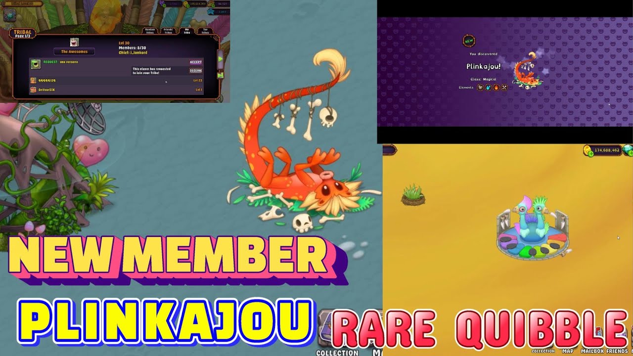 MY SINGING MONSTERS - PART 209 - NEW MEMBER TO MY TRIBE - RARE QUIBBLE ...