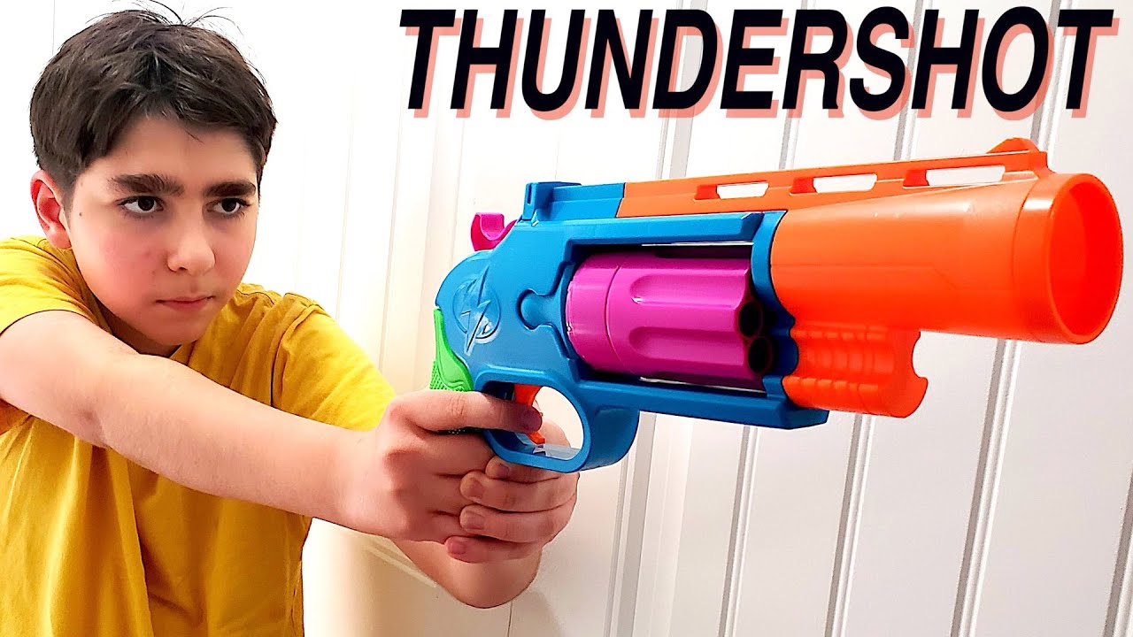 Adventure Force Thundershot - The BIGGEST Revolver In The Game! - YouTube