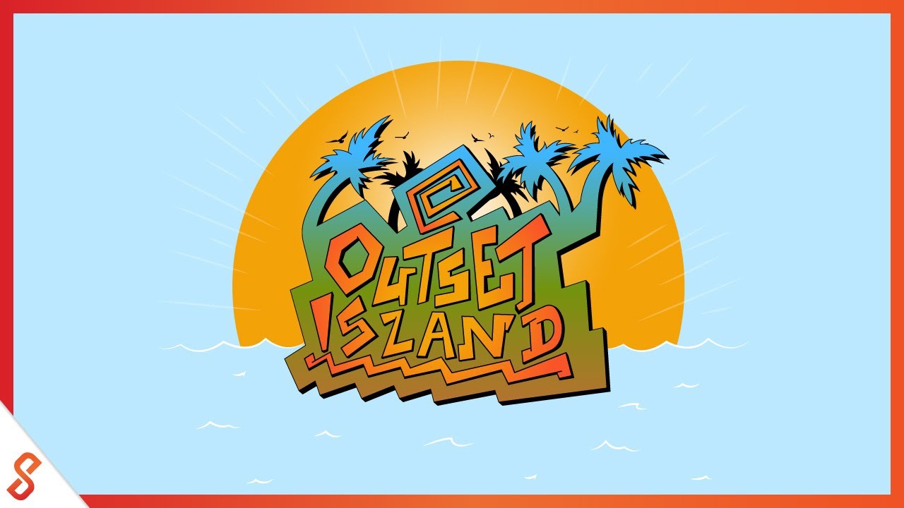 Outset Island - Vector Artwork Timelapse - YouTube