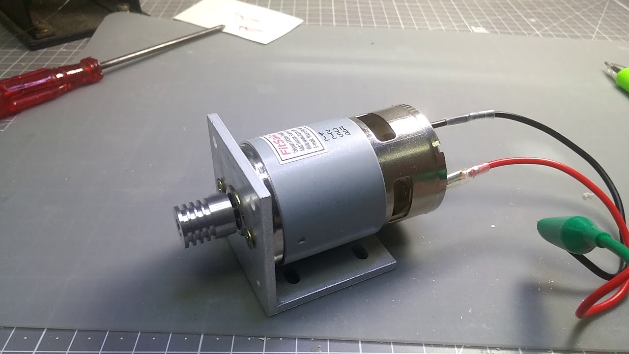 775 DC Motor test - YouTube