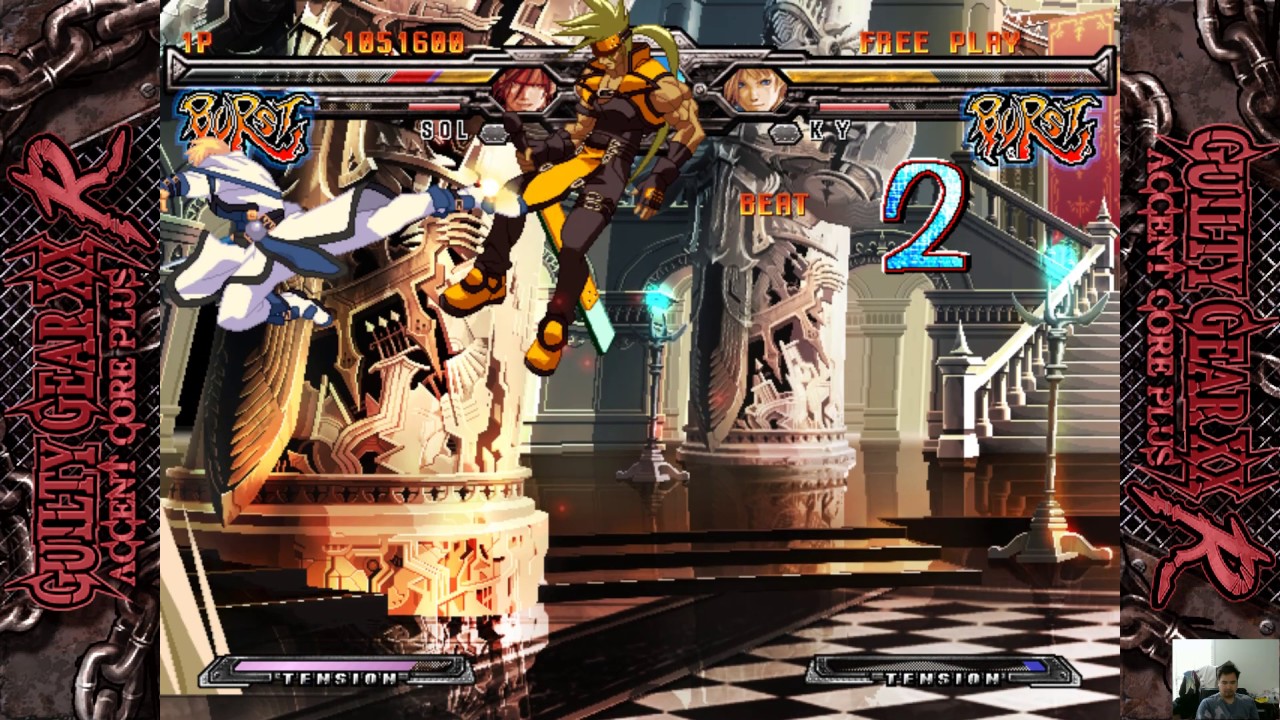 Guilty Gear XX Accent Core Plus R Arcade Sol Badguy - YouTube