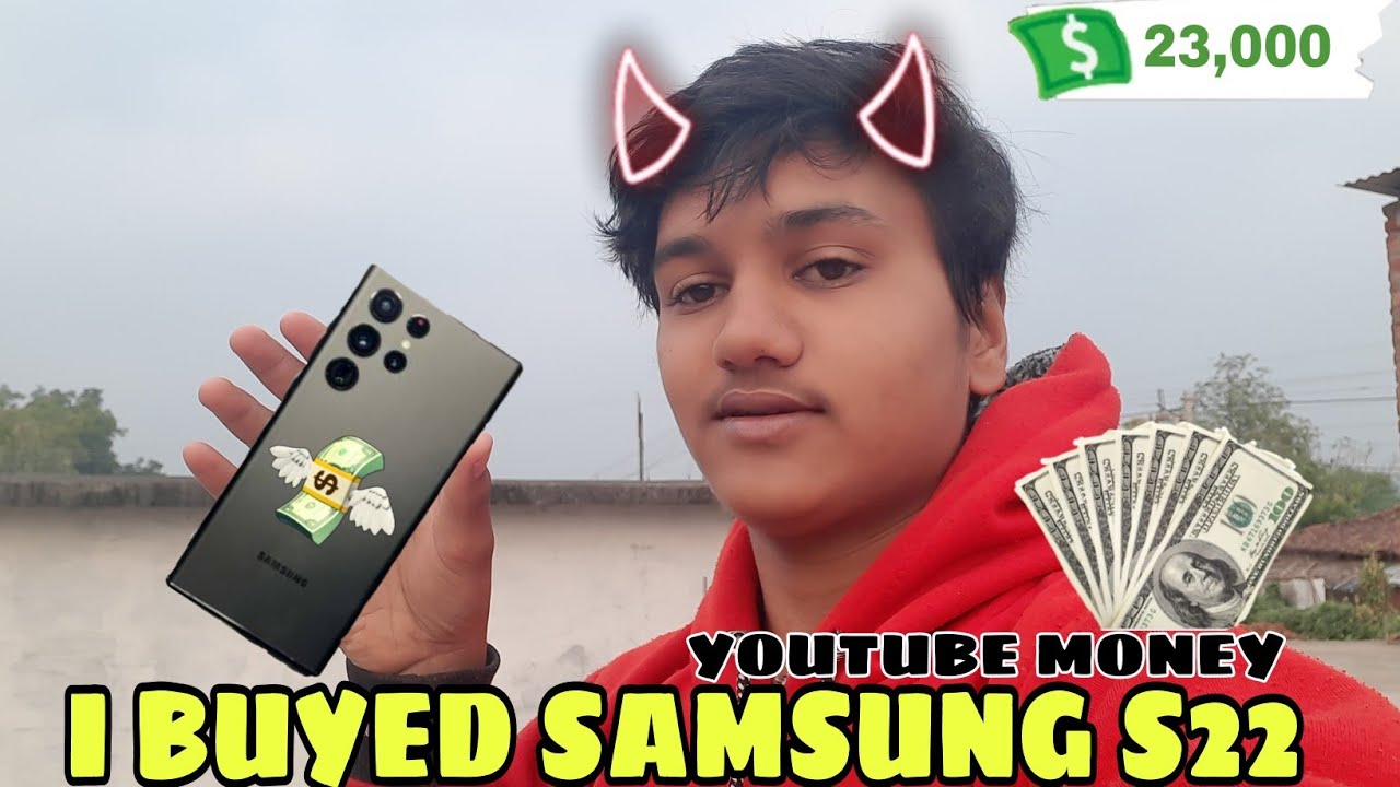 finally I buyed NEW MOBILE SAMSUNG S22 Ultra || YOUTUBE MONEY 💰 - YouTube