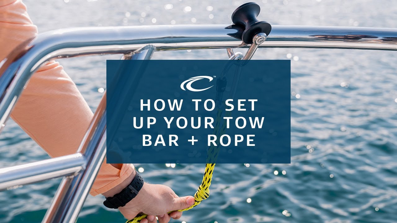 How To Set Up Your Tow Bar and Rope - YouTube