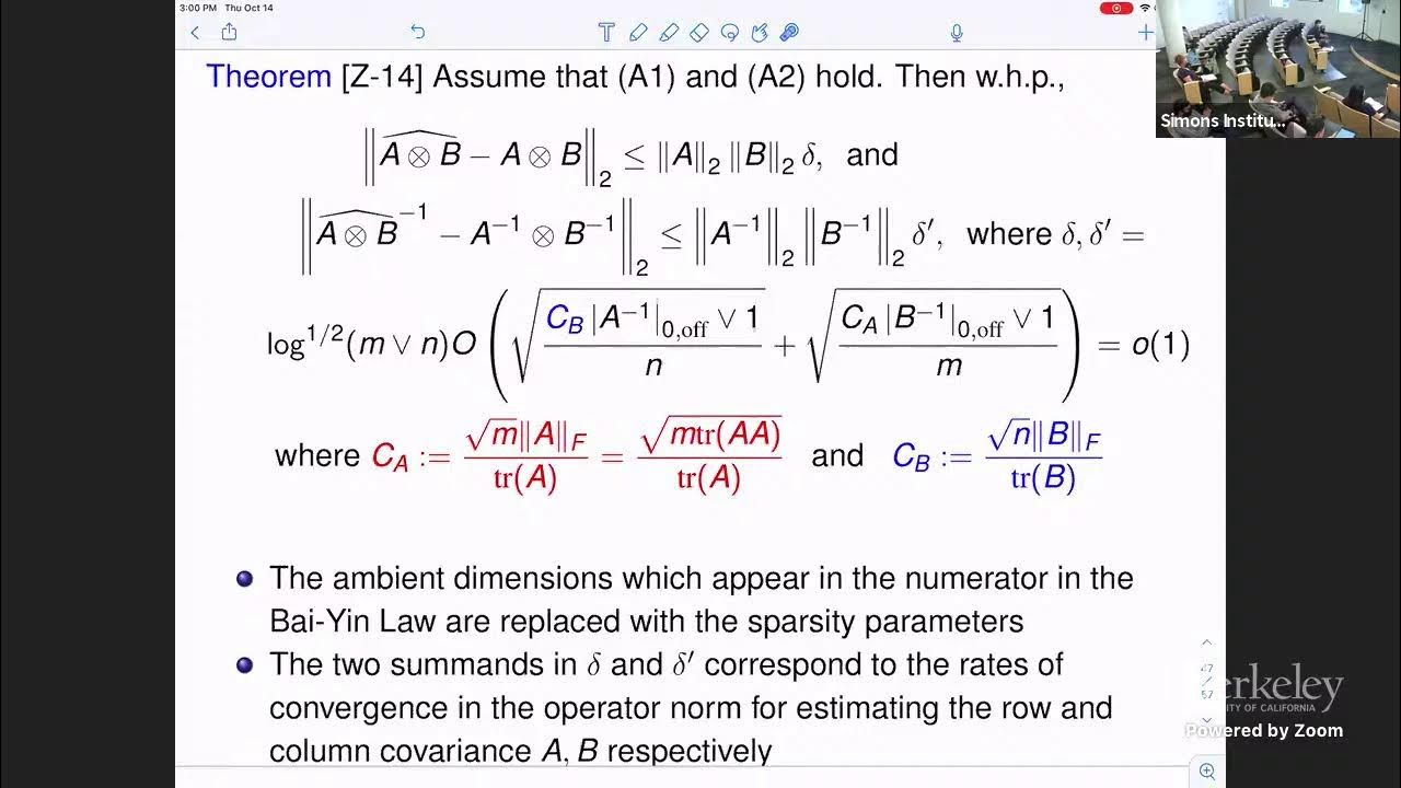 Tensor Graphical Models For Complex And High Dimensional Data - YouTube
