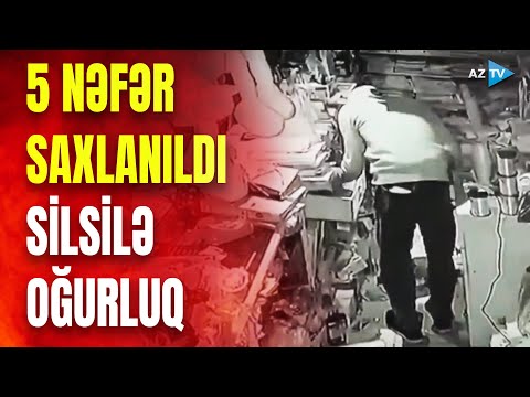 Zərdabda əməliyyat: silsilə oğurluqda şübhəli bilinənlər saxlanıldı