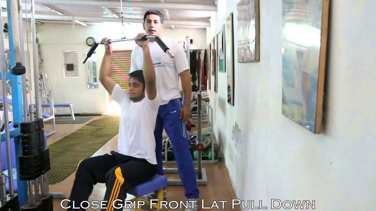 Back: Close Grip Front Lat Pulldown, Tutorials by Rao's Health Club - YouTube