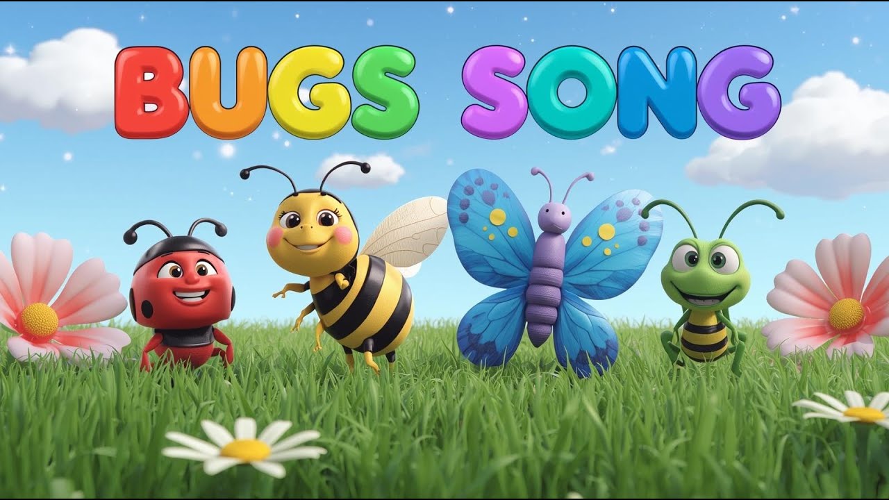 Bugs Song for Kids | Learn Bug Names & Sounds | Fun Preschool Learning ...