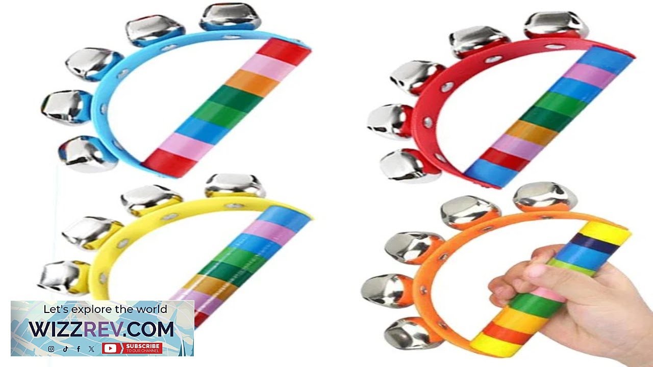 1Pc Christmas Sleigh Bells Jingle Bells Musical Bell Instrument Wooden ...