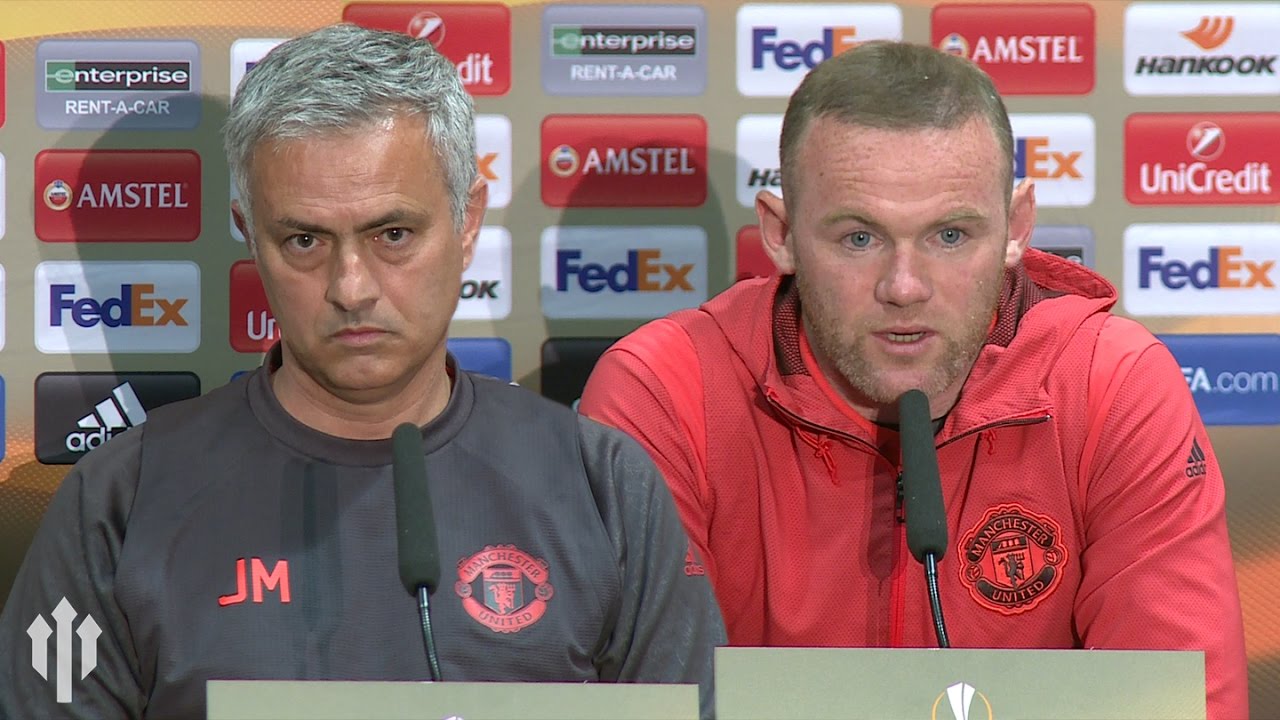 Jose Mourinho & Rooney: FIGHT HARD! Full Press Conference - YouTube