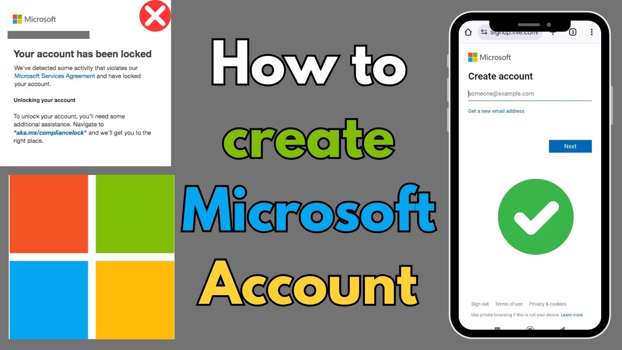How to Create Microsoft Account (Updated) | Microsoft Account Creation ...