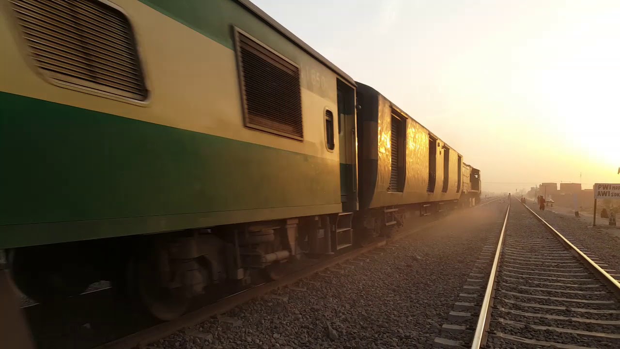 Shalimar Express Train in full speed so fast......... - YouTube