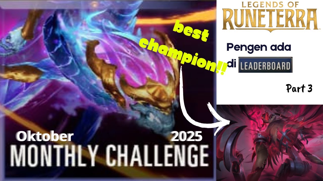 Challenge bulanan Aurelion Sol Part 3 Main satai | Legends of Runeterra - YouTube