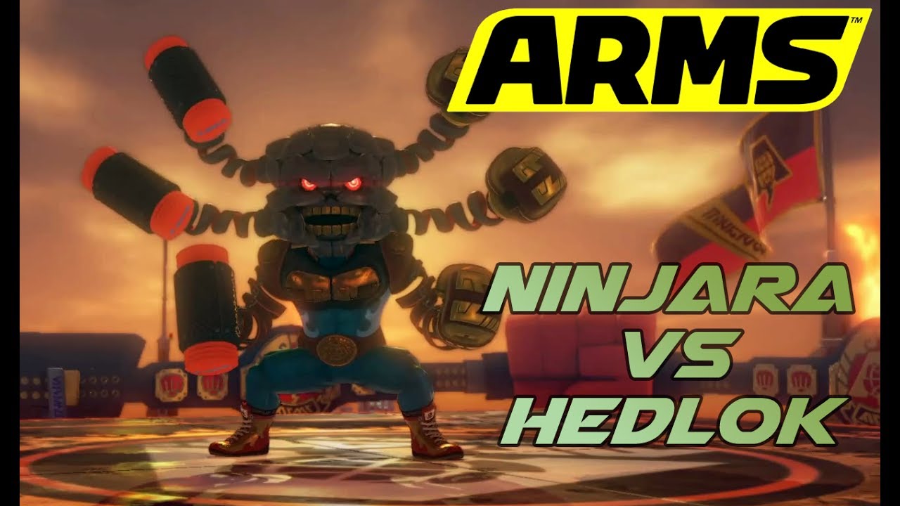 ARMS - Ninjara vs Hedlok - YouTube