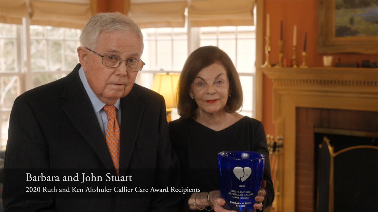 Barbara and John Stuart are Honored with the 2020 Ruth and Ken ...