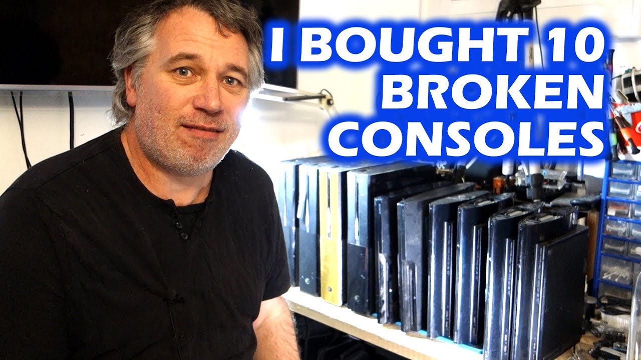 I Bought 10 Broken Games Consoles and Controllers To See If I Could Fix ...