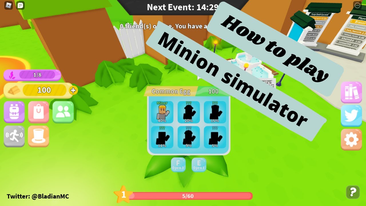 Roblox Minion Simulator How to play - YouTube