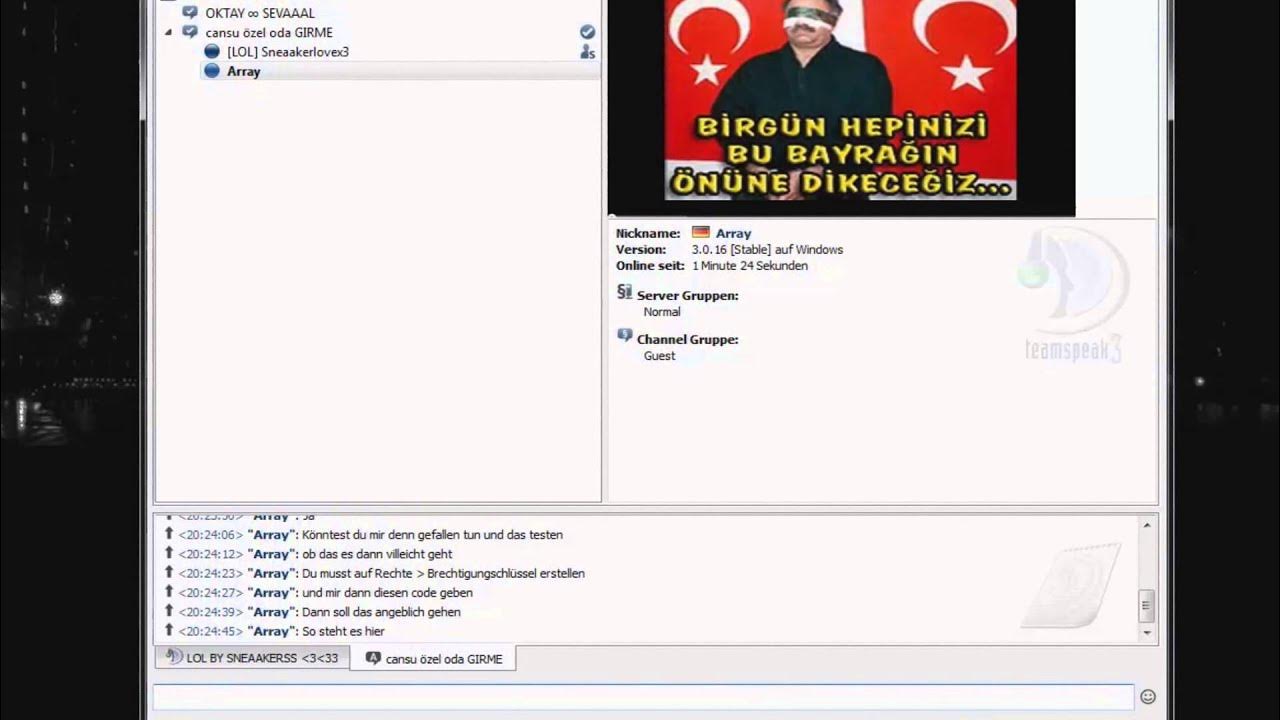 Teamspeak 3 Server hacked by z3 InRente [Social Engineering] - YouTube