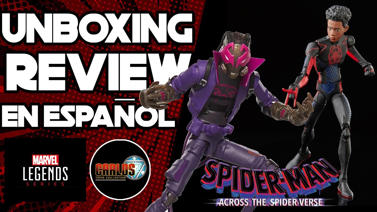 MARVEL LEGENDS ACROSS THE SPIDER VERSE MILES MORALES Y MILES G MORALES ...