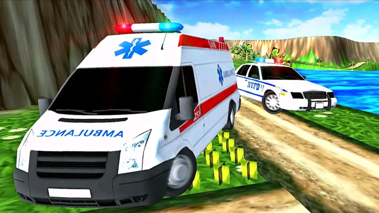 Crazy Ambulance Rescue Service In The Emergency Game #4 - New Ambulance ...