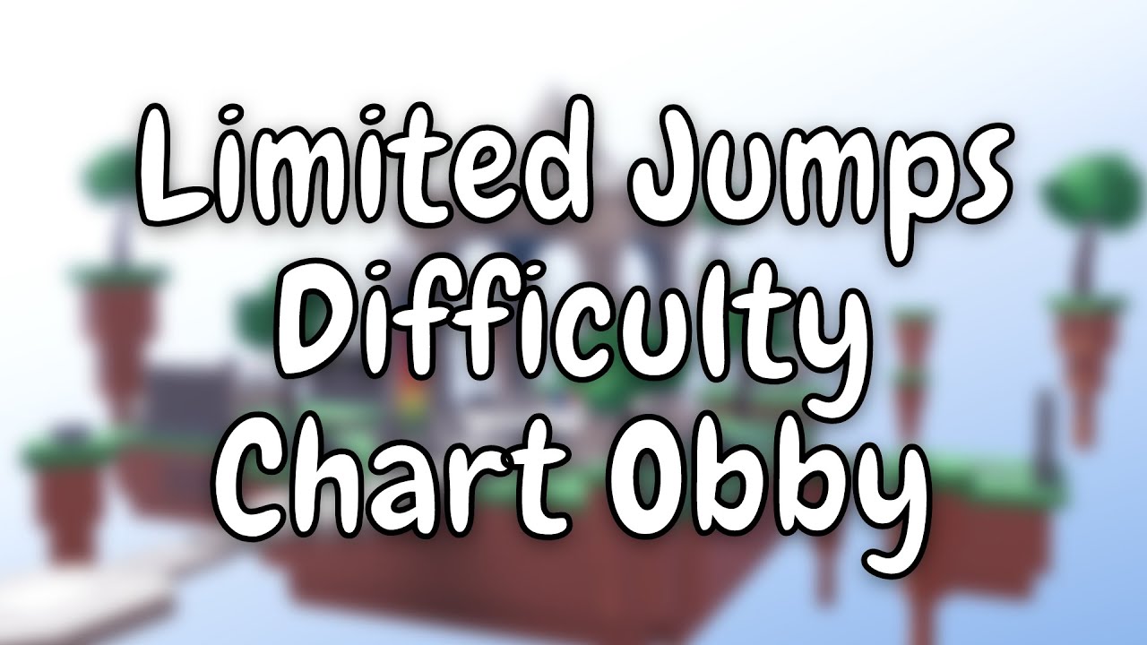 Limited Jumps Difficulty Chart Obby - All Stages 1-91 - YouTube