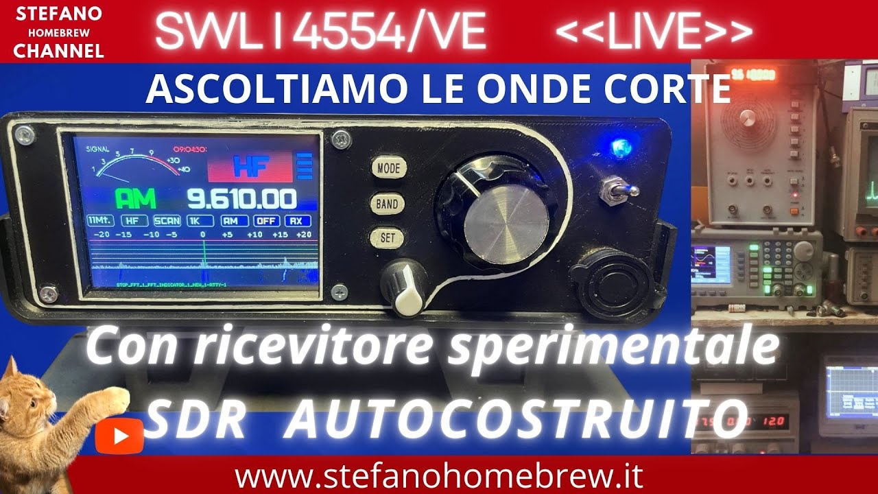 Ricezione Onde Corte con ricevitore SDR autocostruito sperimentale ...