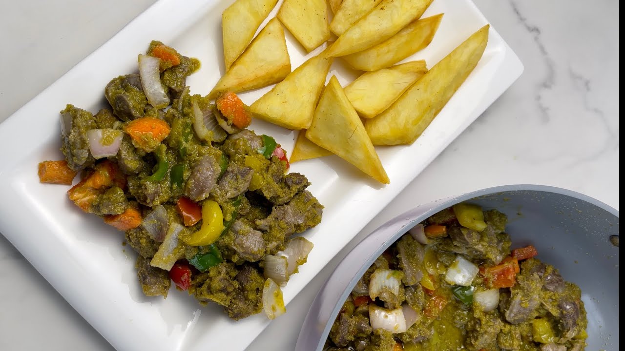 FRIED YAM AND PEPPERED GIZZARD - YouTube