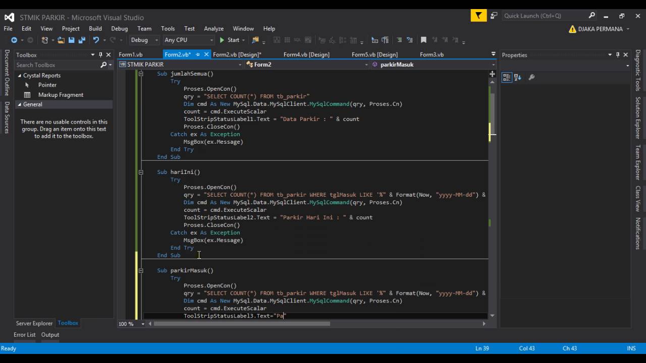 QUERY IN VB.NET 2015 & MYSQL PART 4/5 - YouTube