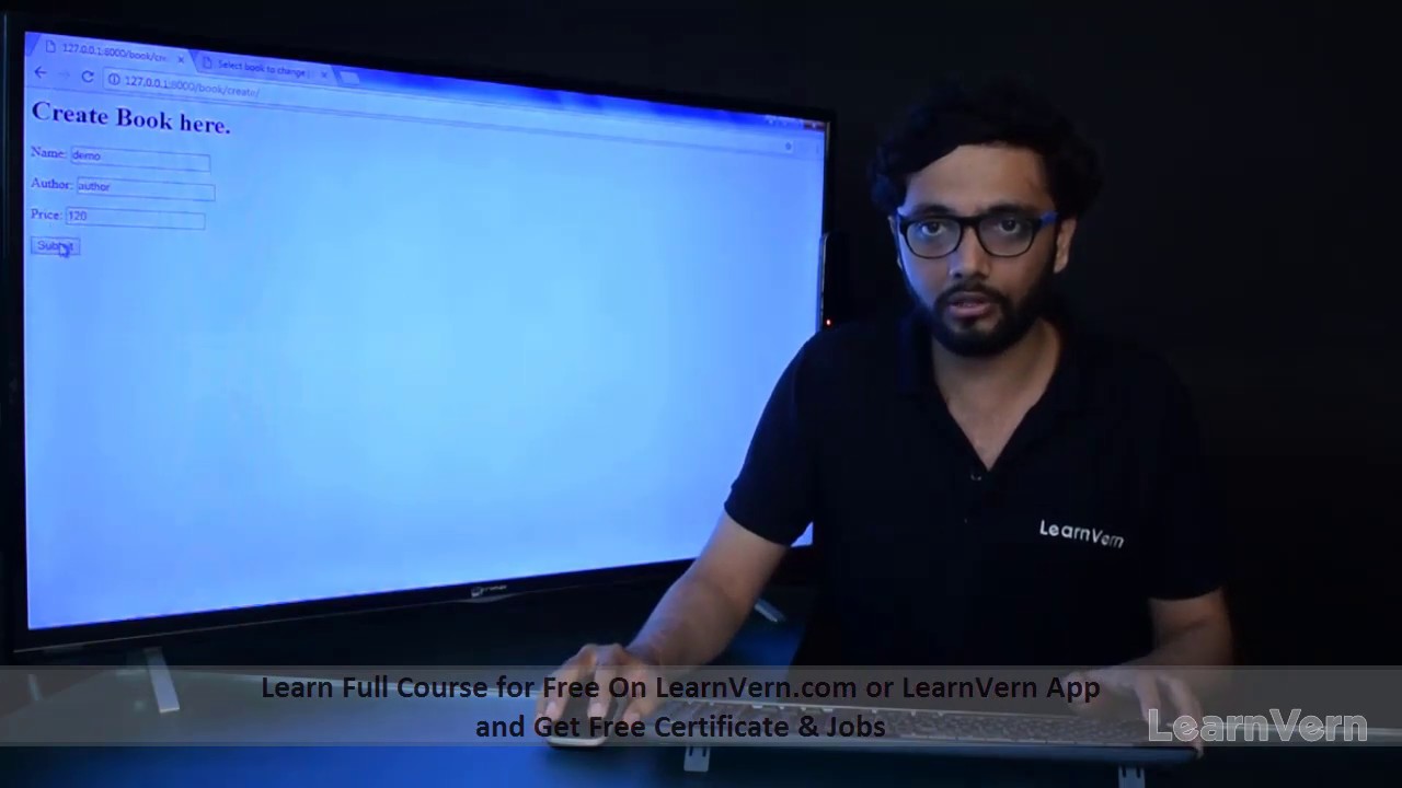 How To Create Create View In Django Free On Learnvern Youtube