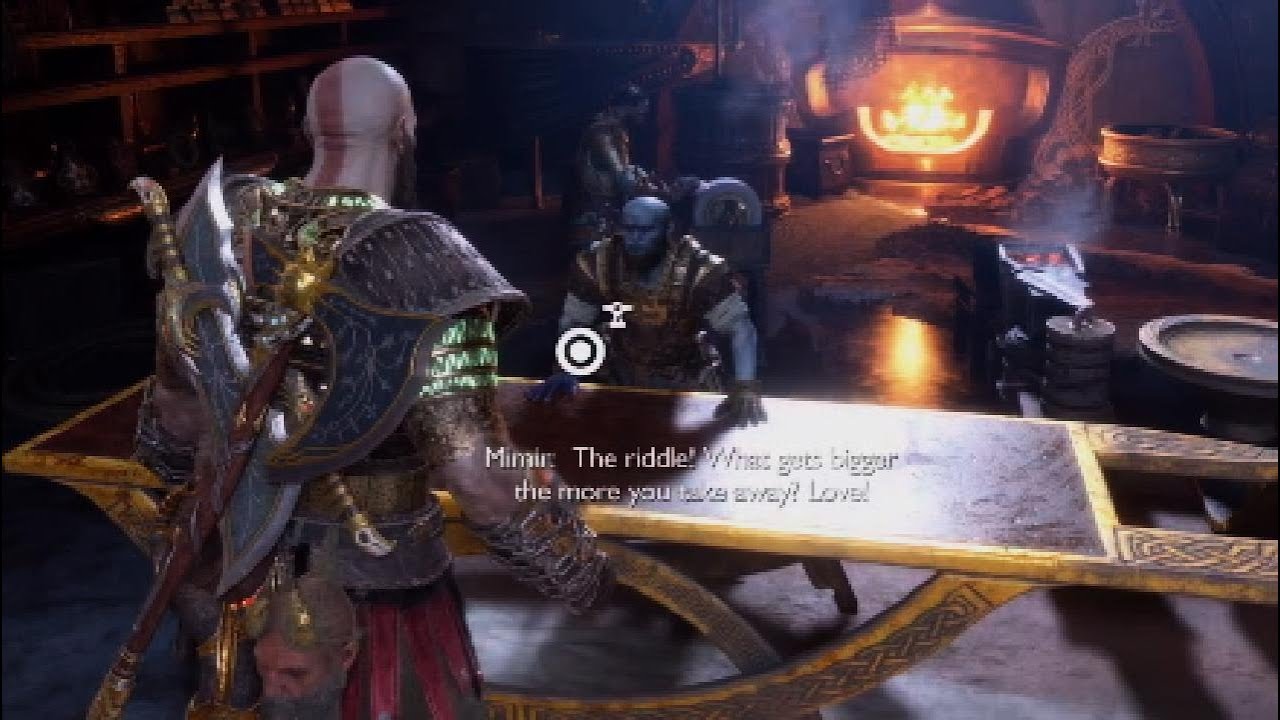 God of War Ragnarok Mimir Fails to Solve Brok's Riddle Funny Dialogue ...
