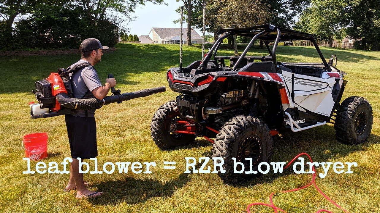 Quickly Cleaning the RZR XP Turbo with a Foam Cannon and Pressure ...