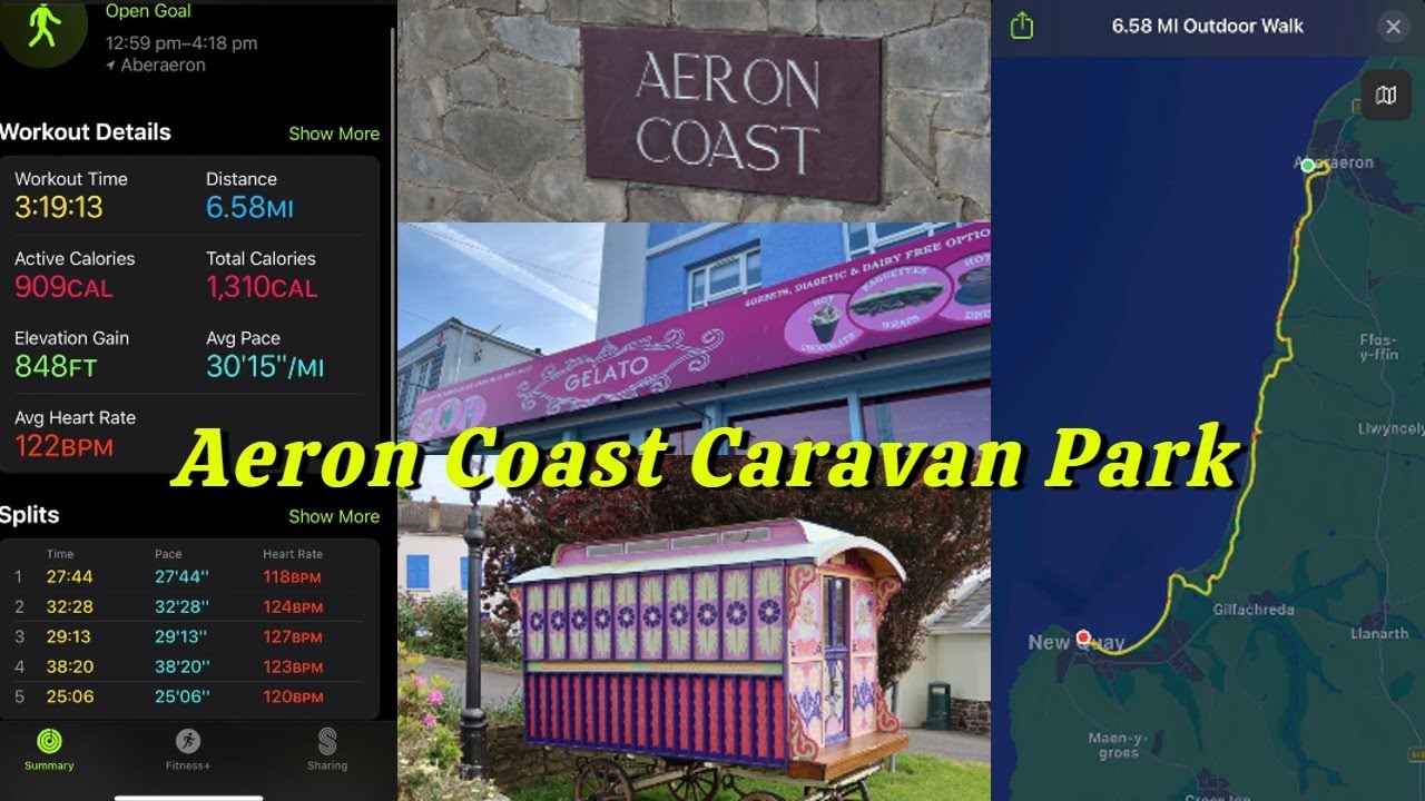Aeron Coast Caravan Park | Aberaeron |Newquay Coastal Path | May 2023 - YouTube