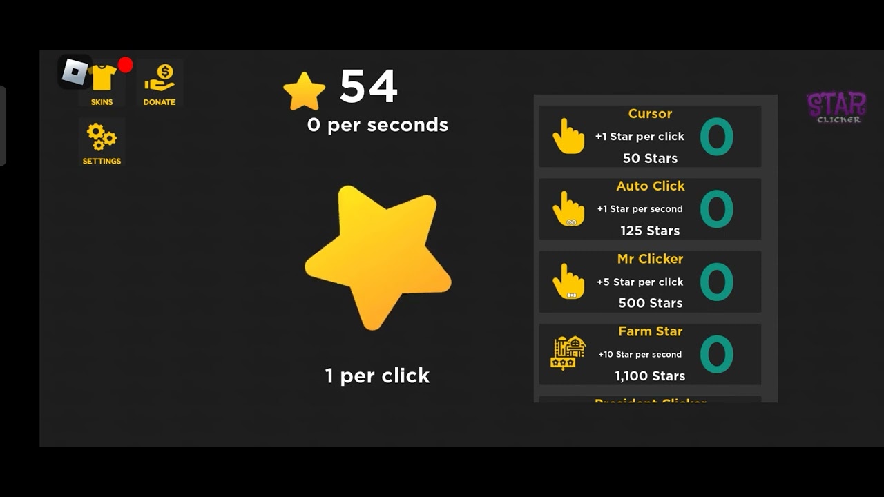 Star Clicker (Link in desc!) - YouTube