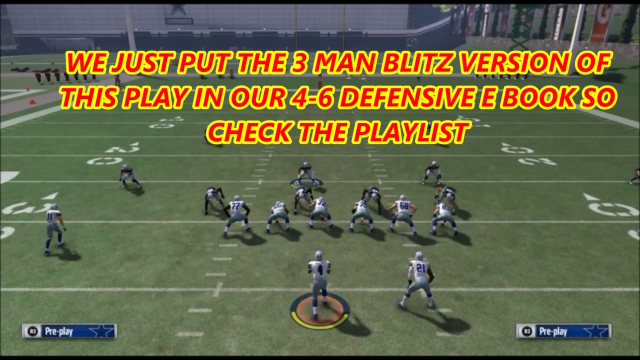 MADDEN 17 "FREE SET UP" BEST DEFENSIVE BLITZ FROM DIME BLITZ FORMATION ...