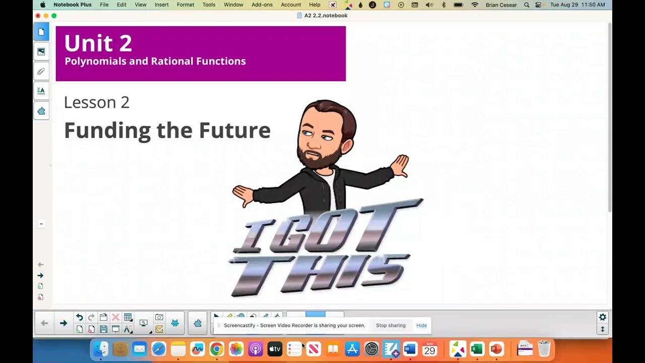 Illustrative Math | Algebra 2 | 2.2 Lesson - YouTube