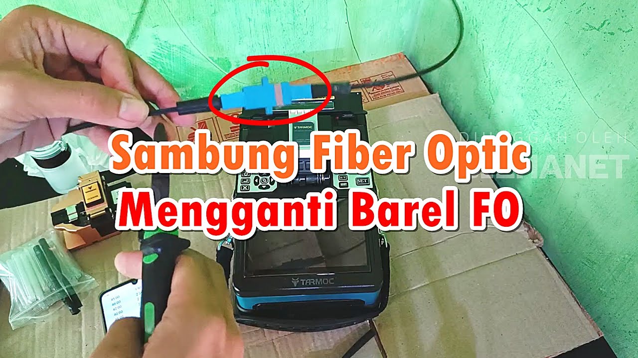 Memperbaiki Redaman dengan Splicing Kabel FO (ft. Tarmoc TFT-0612X ...