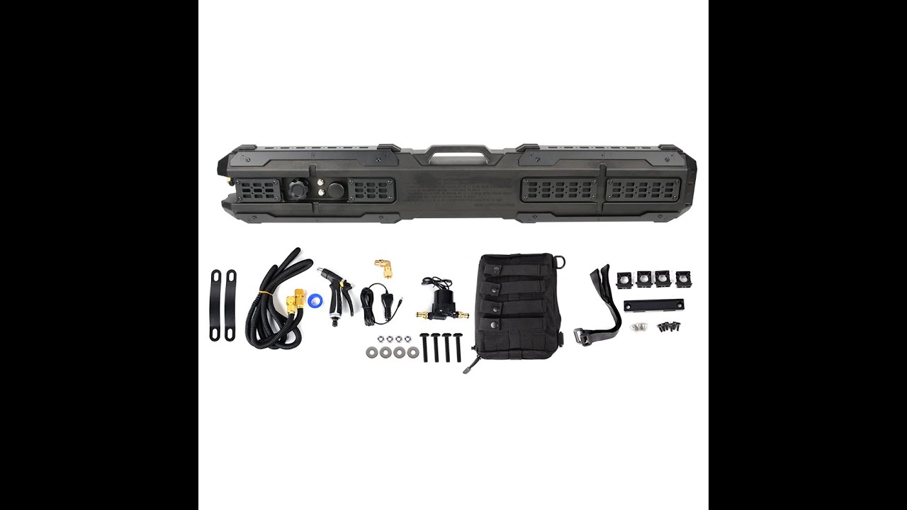 Fury Gravity Camping Series Pressurized Water Tank - YouTube