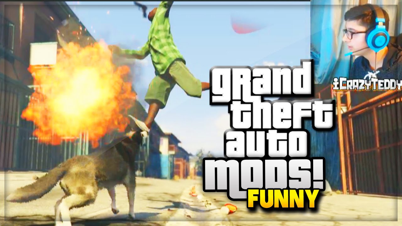 GTA 5 - Animals Vs Humans! Fun with New Mod menu (GTA V PC Mods ...
