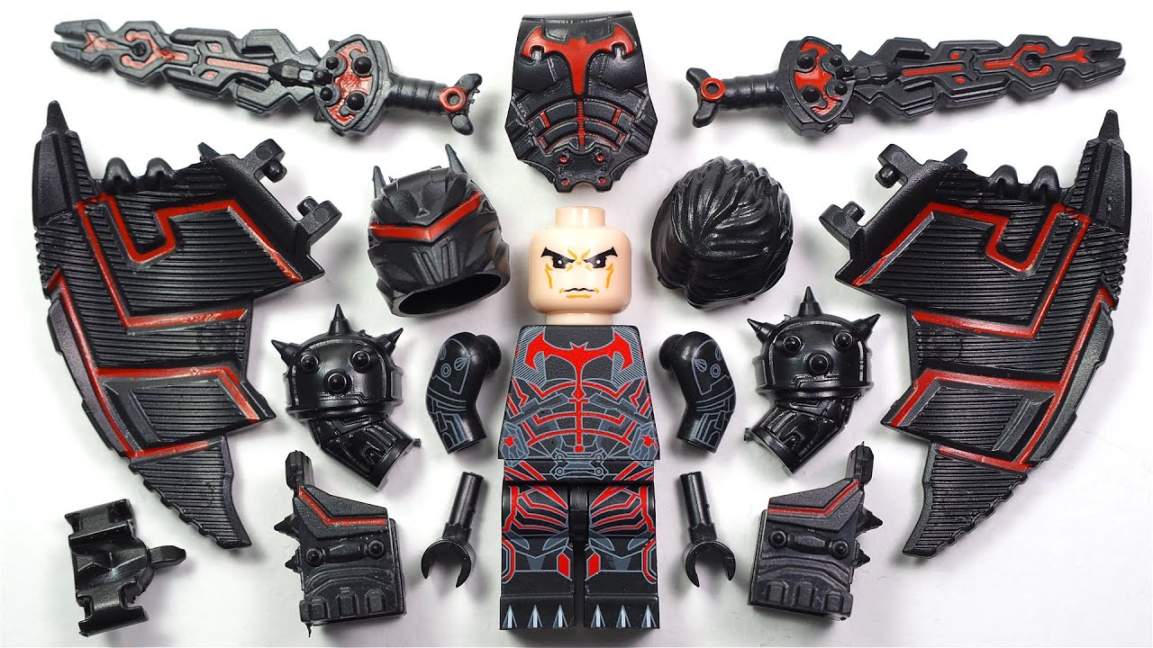 LEGO Batman | Batman's Hellbat Armor Unofficial Lego Minifigures - YouTube