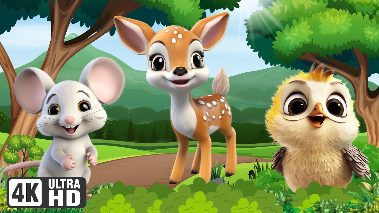 Lovely Animal Sounds: Mouse, Sika Deer, Chicken, Chimpanzee ...