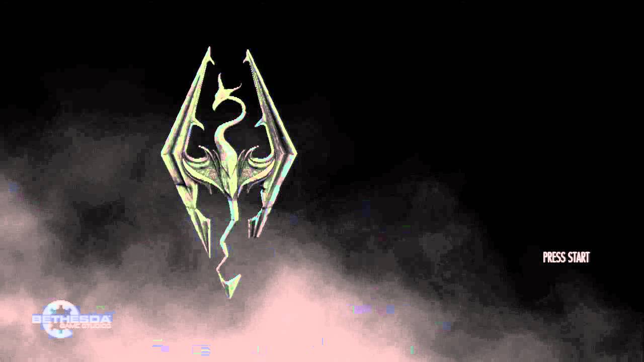Skyrim - Title screen music - YouTube