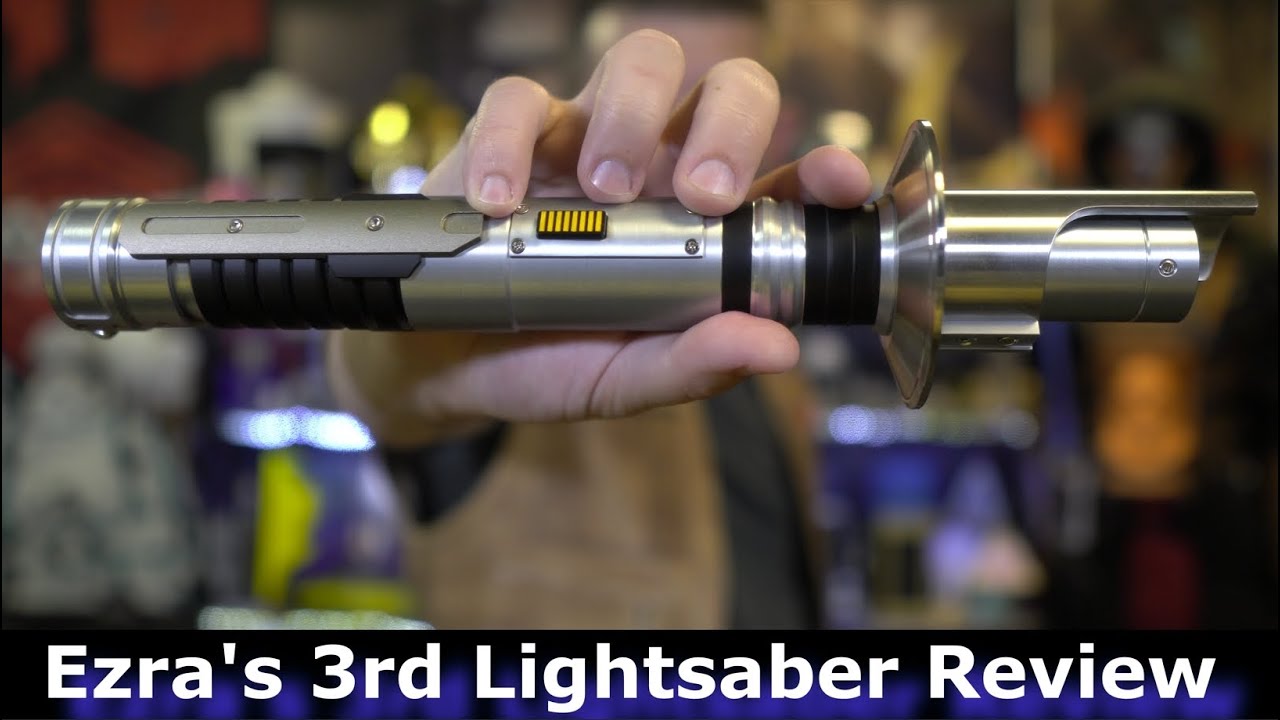 Star Wars Ahsoka : Ezra's 3rd Lightsaber Review ( NSabers , TXQ ) - YouTube