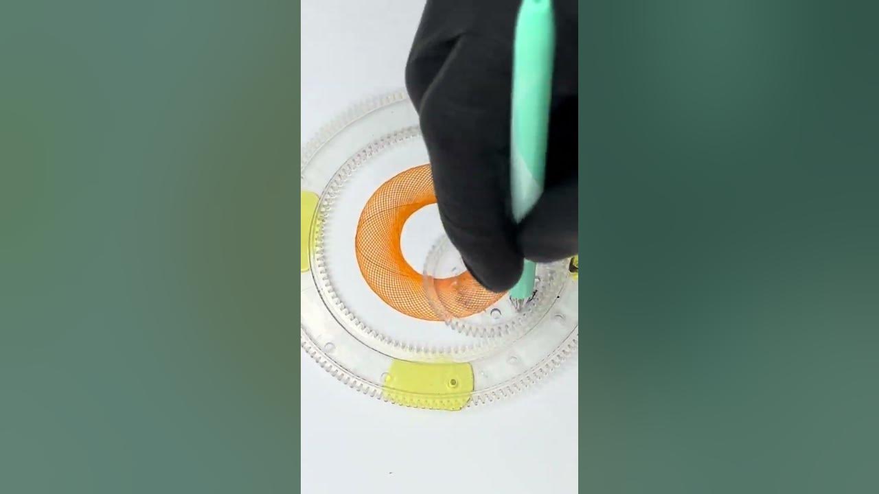These Patterns Are Absolutely Satisfying: A Spirograph Experience #asmr #art #spirograph #shorts ...
