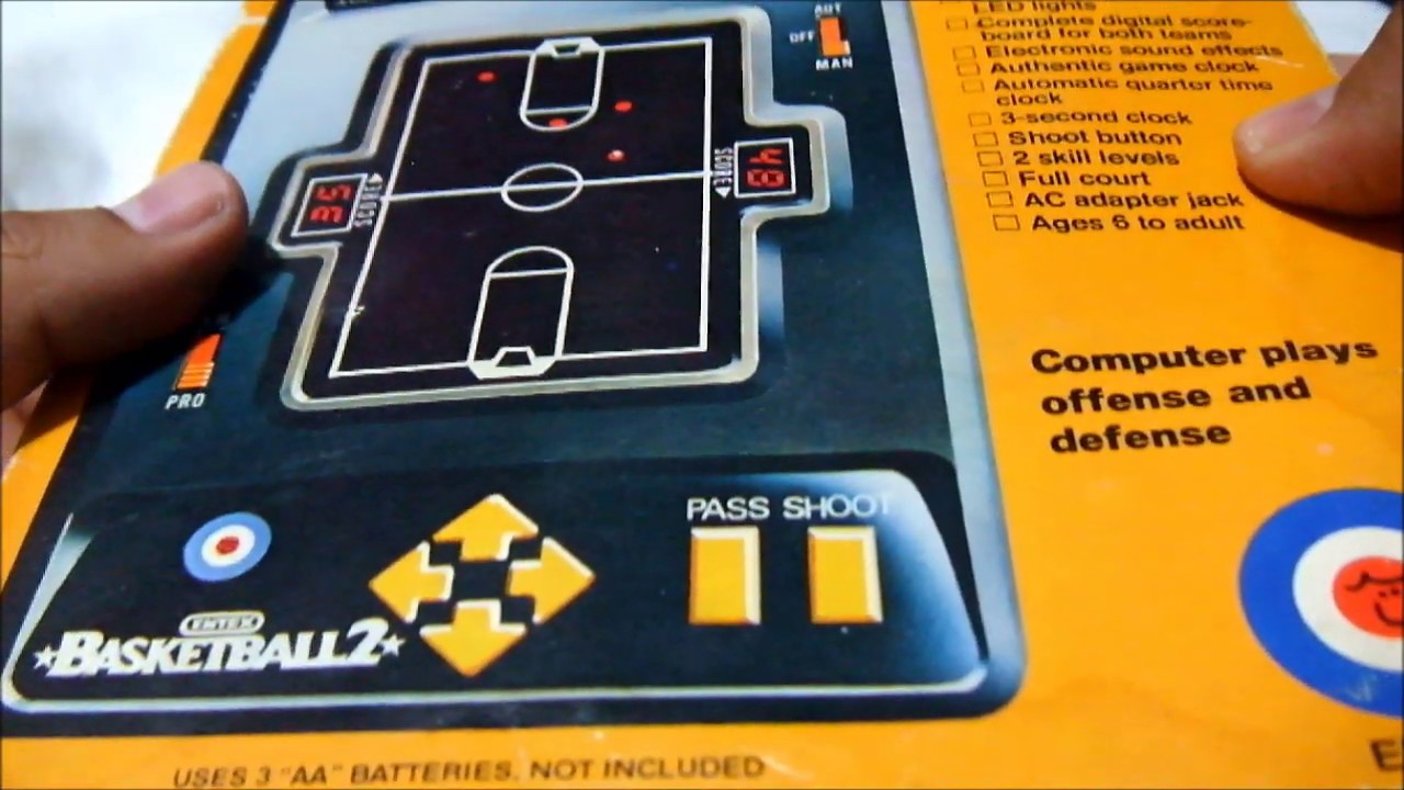 Portatil Electronic Basketball 2 de ENTEX muestra - YouTube
