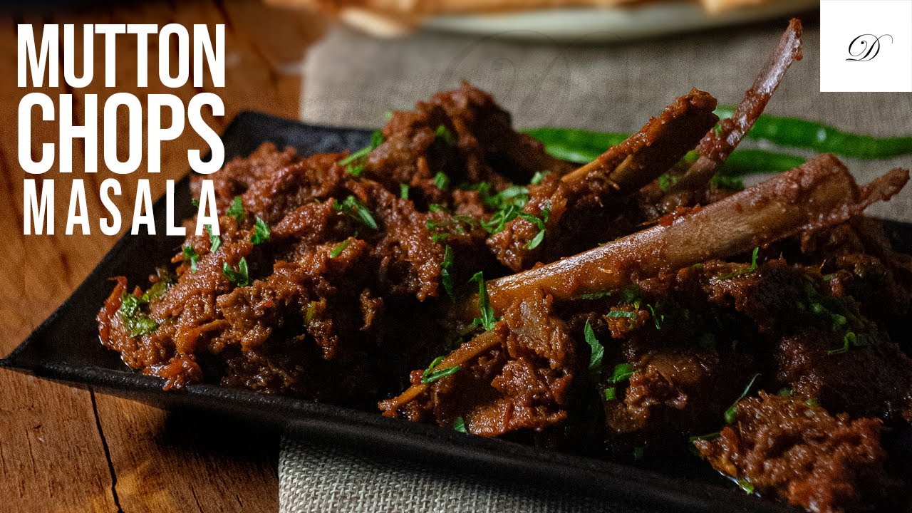 Mutton Chops Masala | Easy Mutton Recipe | Droolsss - YouTube