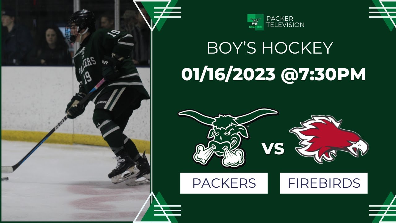 Boy's Hockey: WFHS Packers v. Devil's Lake Firebirds- 7:30PM - YouTube